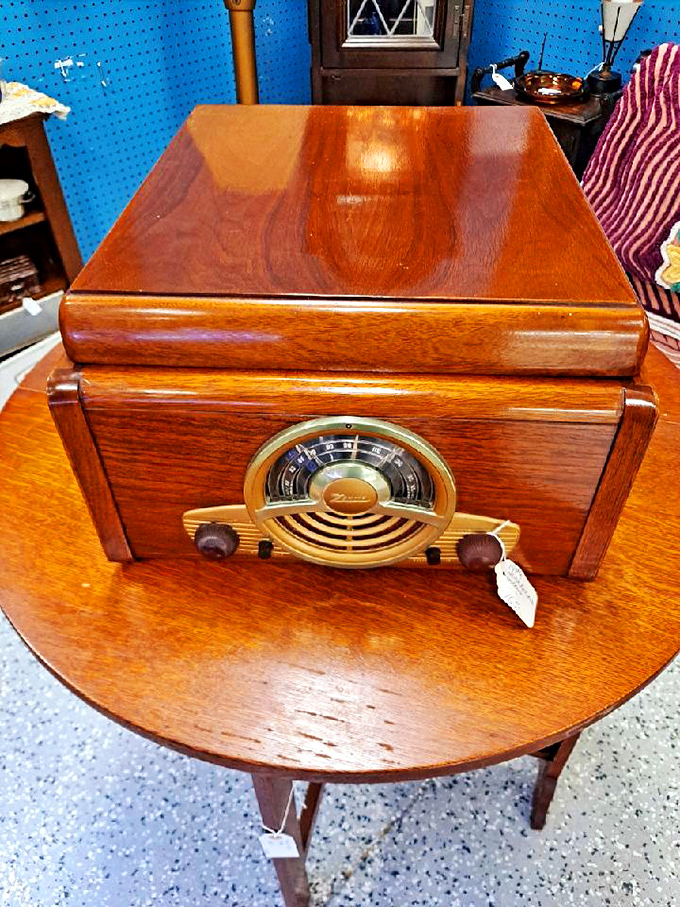 This isn't just a radio&mdash;it's a time machine. Tune in to hear everything from Glenn Miller to Elvis on this gorgeous wooden marvel.