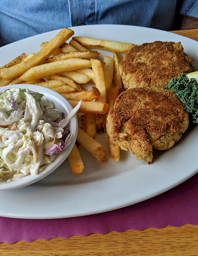 Mini crab cakes that deliver maximum flavor – proof that Delaware knows the golden rule: less filler, more killer crabmeat.