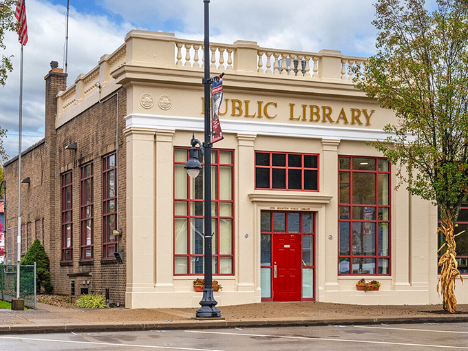 This isn't just a library; it's a temple of accessible knowledge housed in architecture that reminds us some institutions deserve beautiful homes.