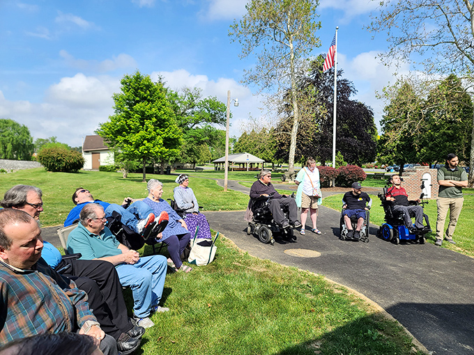 Local seniors gather at New Holland Park, swapping recipes and restaurant recommendations that no travel guide could ever uncover.