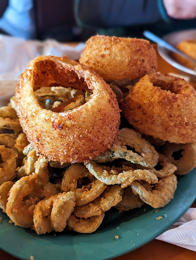 These aren't just onion rings&mdash;they're crispy golden halos that make you wonder why you'd ever waste stomach space on lesser appetizers.