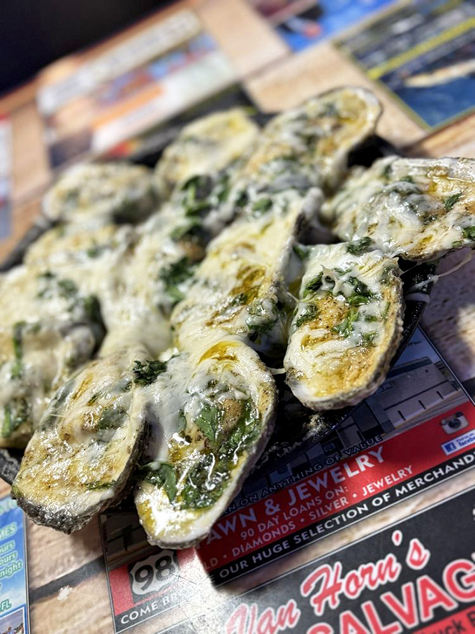 Oysters Rockefeller&mdash;where spinach and cheese transform briny bivalves into something so decadent, even the wealthy industrialist would approve.