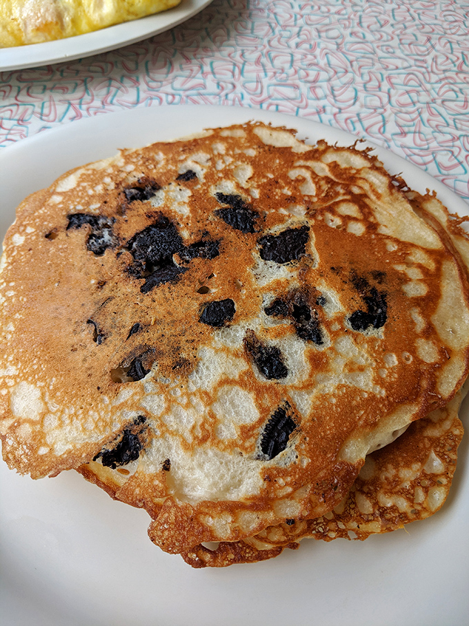 Fluffy golden stacks that would make your grandmother weep with joy and reach for her secret syrup stash.