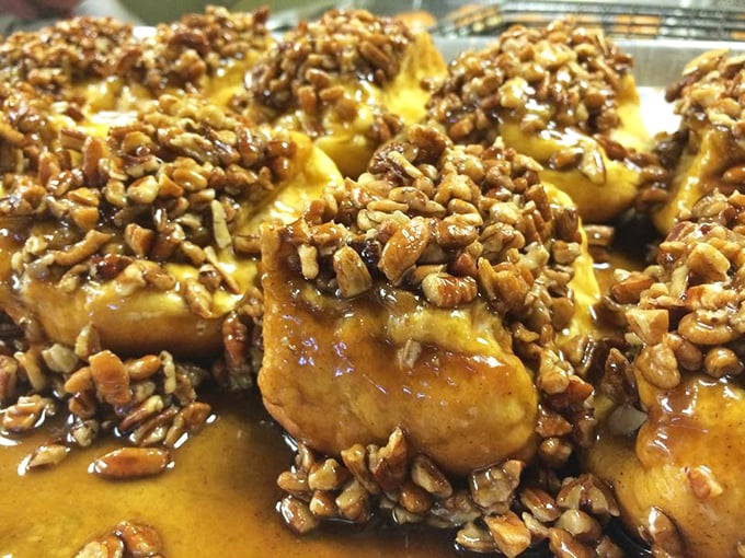 Sticky, gooey, nutty nirvana. These pecan rolls don't just satisfy hunger&mdash;they solve existential crises one caramelized bite at a time.