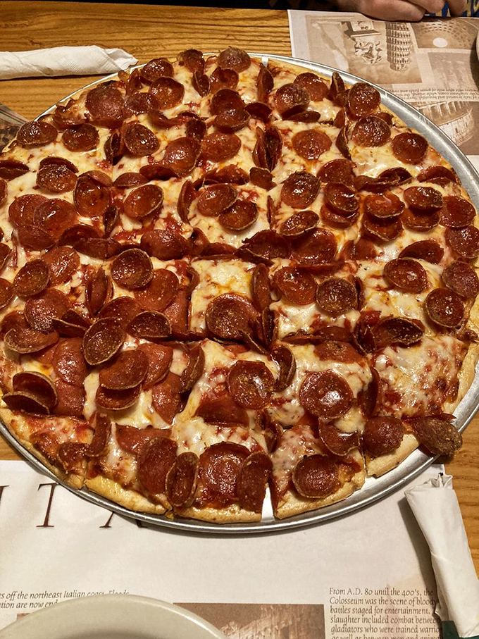 Pepperoni that curls into little flavor cups? That's not just pizza&mdash;that's poetry. Each slice delivers the perfect ratio of crisp crust, tangy sauce, and meat discs.