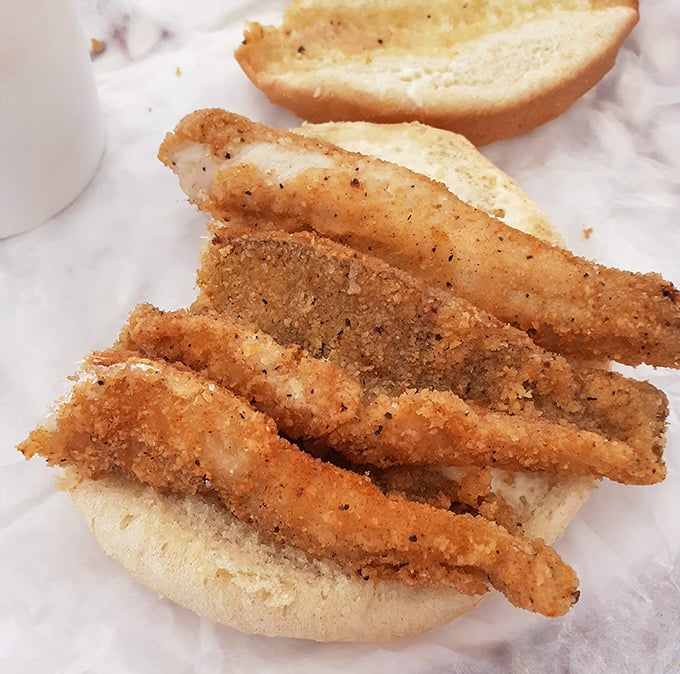A perch sandwich that would make Lake Erie proud&mdash;golden, crispy, and ready to convince you that fish really does taste better in Ohio. 