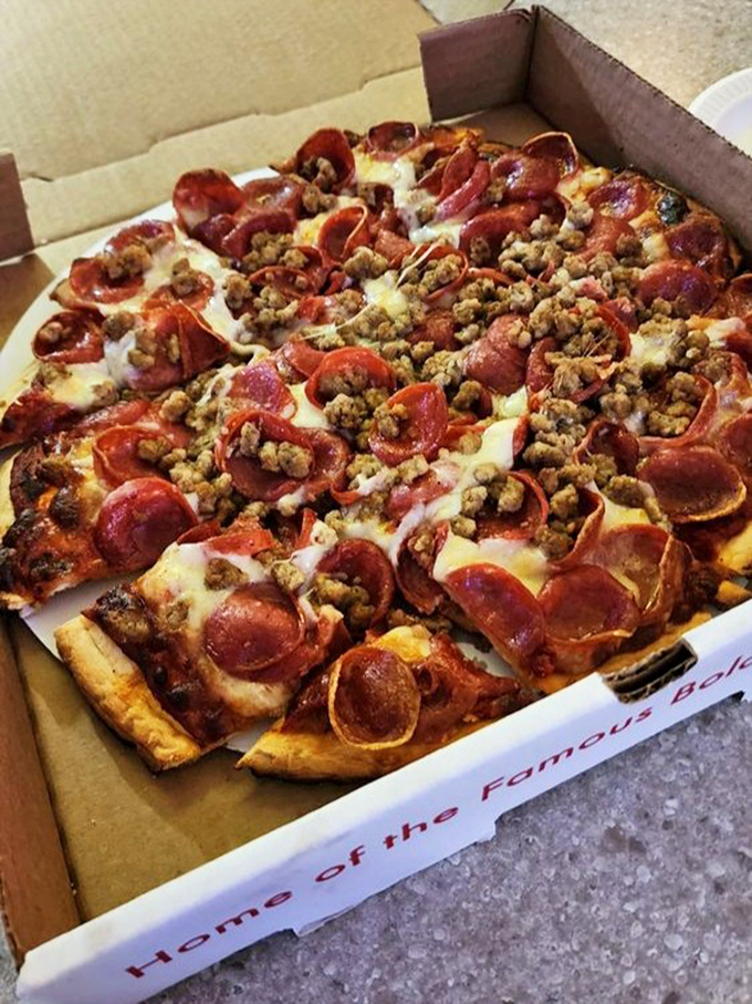 Even their pizza refuses to be ordinary &ndash; loaded with pepperoni and sausage that would make an Italian grandmother nod in approval.