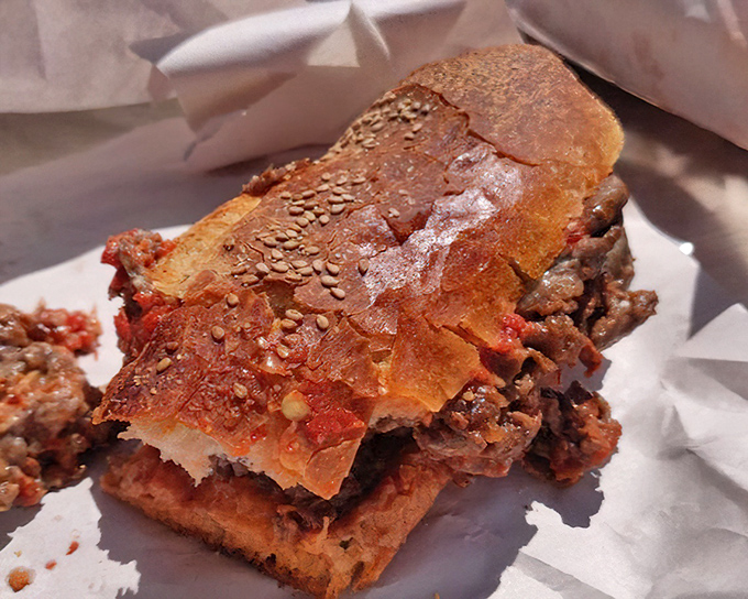 The pizza steak &ndash; Philadelphia's answer to "why choose?" &ndash; combines two iconic foods into one glorious, sauce-dripping masterpiece.