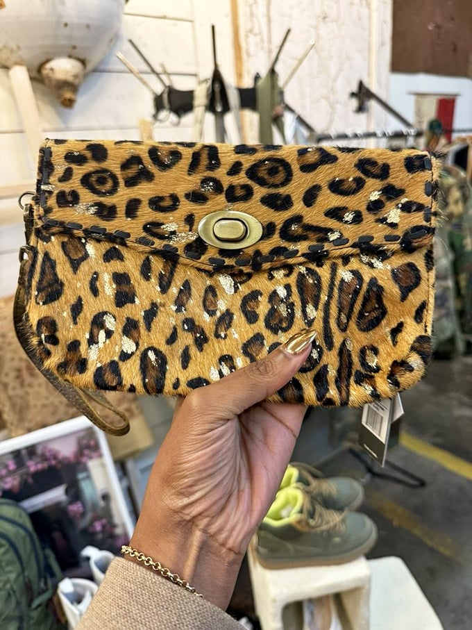 Wild style from another era! This leopard clutch is ready for its second life&mdash;proving that good fashion, like good antiques, never truly goes out of style.