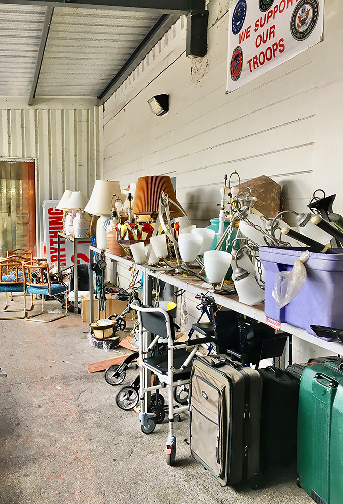 It's like someone's garage sale collided with a time machine - and everyone's invited to the beautiful chaos.