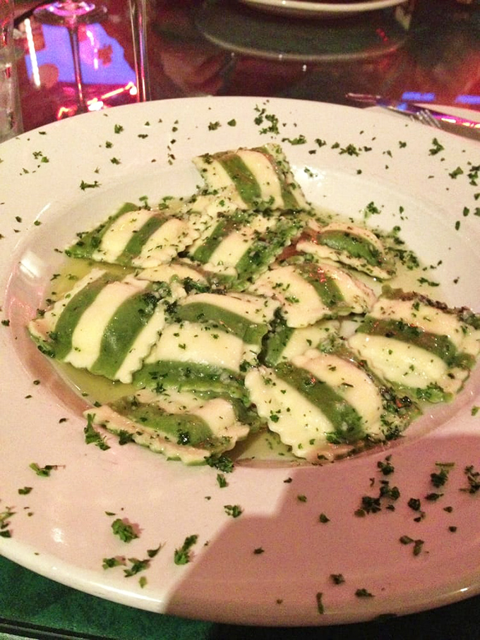 Fresh ravioli that looks like little pillows of happiness, ready to transport you straight to Italian heaven.