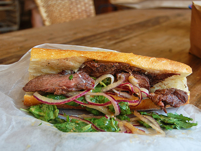 Not just another sandwich &ndash; this roast beef creation with its perfectly pink meat and crisp vegetables is what happens when great bread meets quality ingredients.