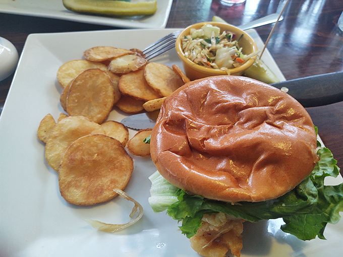 A sandwich that makes you wonder why you ever settled for tuna on white bread. Those house-made chips aren't sidekicks&mdash;they're co-stars in this lunchtime drama.