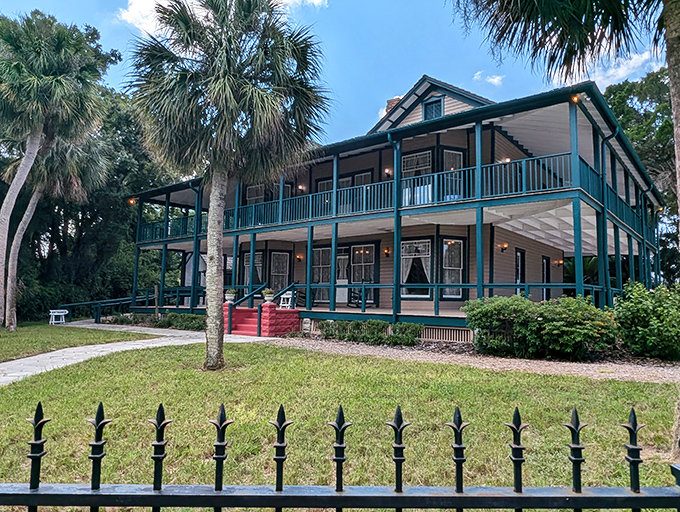 The historic Safford House stands as elegant testament to Tarpon Springs' pre-Greek era, when Victorian architecture and wraparound porches were the height of Florida sophistication.
