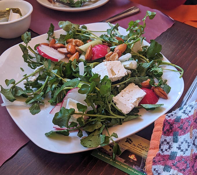 This vibrant salad brings more colors to your table than a Bob Ross painting, but tastes even better.