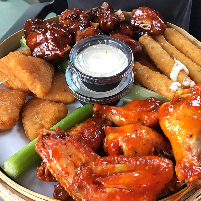 The sampler platter that answers the eternal question: "Why choose one when you can have it all?"
