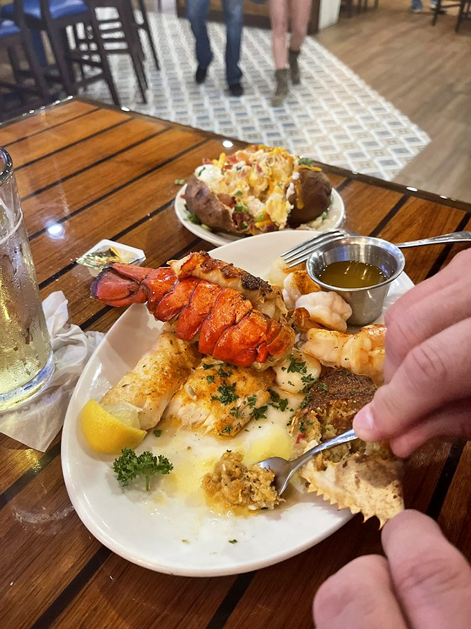 The seafood platter that launches a thousand road trips&mdash;lobster tail, fish, and all manner of treasures from the deep, arranged like edible jewelry.
