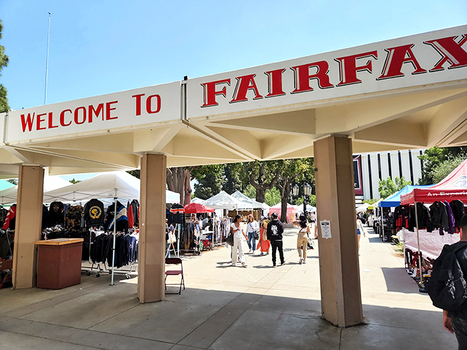 The "Welcome to Fairfax" sign might as well read "Welcome to Temptation" &ndash; a portal to a world where your home d&eacute;cor budget goes to die gloriously.