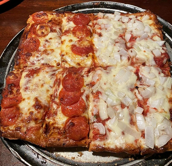 Square slices of Sicilian perfection that prove sometimes the best things come in geometric packages.