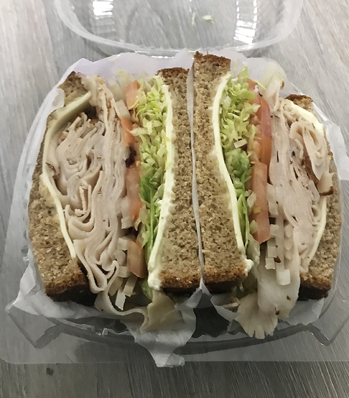 This smoked turkey sandwich looks like comfort food designed by angels with impeccable taste and timing.