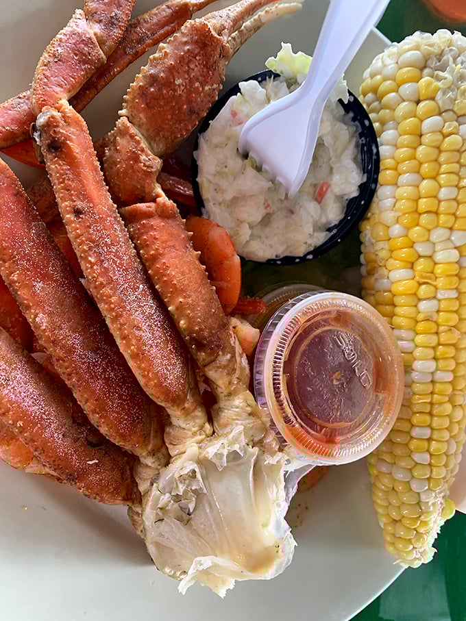 Snow crab legs that would make even Maryland jealous &ndash; sweet, succulent, and worth every napkin.