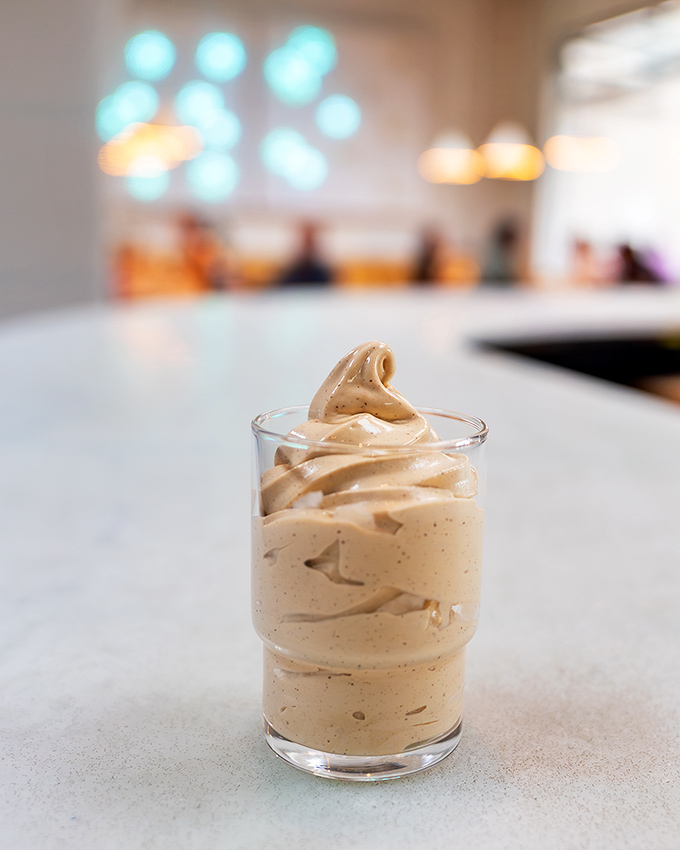 Soft serve that makes you question why you ever wasted time on lesser desserts. Simple, elegant, and utterly irresistible.