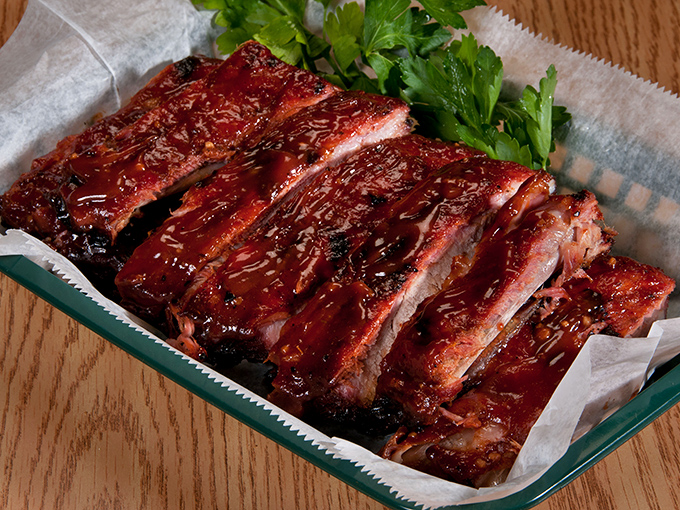 These St. Louis-style ribs aren't "falling off the bone"&mdash;they're doing something better: offering the perfect resistance before surrendering in a glaze of sticky glory.