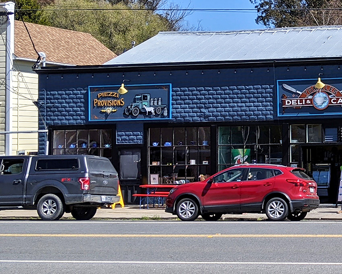 Behind that blue facade of Provisions, sandwiches are crafted with the kind of care usually reserved for Renaissance sculptures. Worth every mile of the drive.