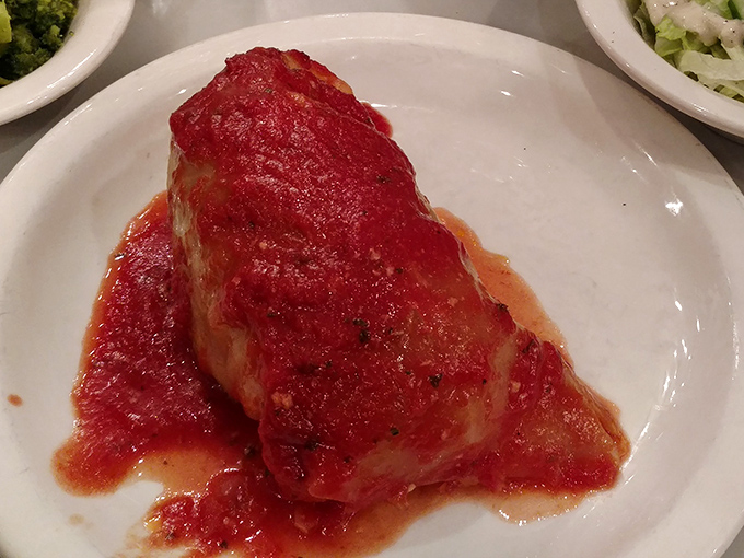 Stuffed cabbage rolls that transport you to grandmother's kitchen, even if your grandmother never made them this good.