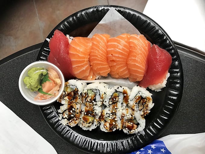 Sushi so fresh it practically introduces itself to you. This plate proves Florida's seafood scene isn't just about fried grouper sandwiches.