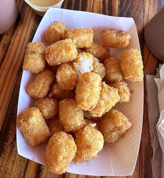 Golden tater tots that prove sometimes the simplest pleasures are the most satisfying comfort foods around.