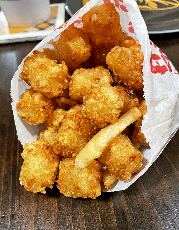 Tater tots: the childhood favorite that grew up but never lost its sense of fun. Danny's version is the potato's highest calling.