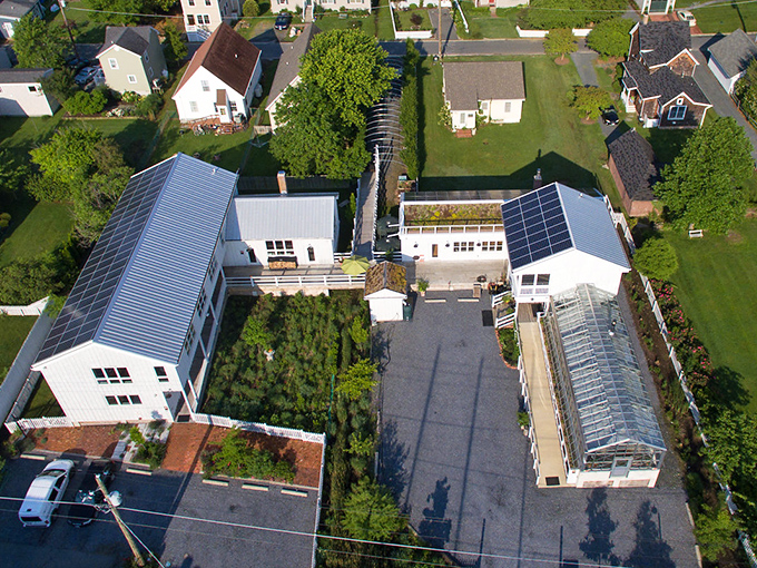 Modern meets maritime at The Water's Edge Museum, where solar panels power the preservation of Eastern Shore heritage.
