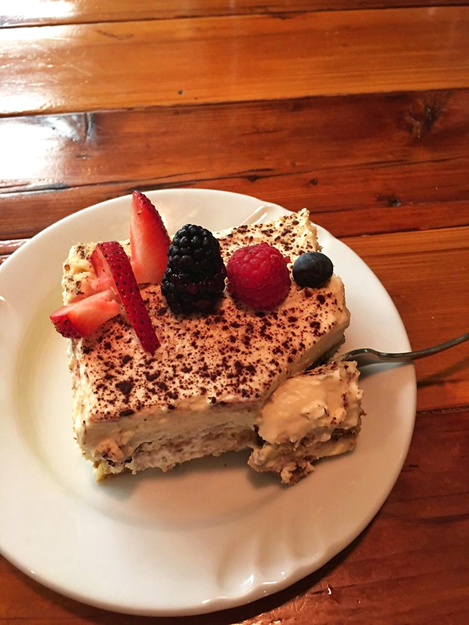 Tiramisu with fresh berries that doesn't just satisfy your sweet tooth&mdash;it throws a tiny festival for it. Coffee, cream, and joy in every bite.