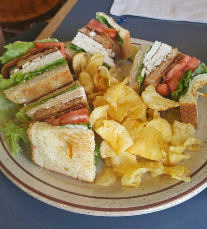 This turkey club sandwich towers with pride, proving that sometimes bigger really is better for satisfaction.