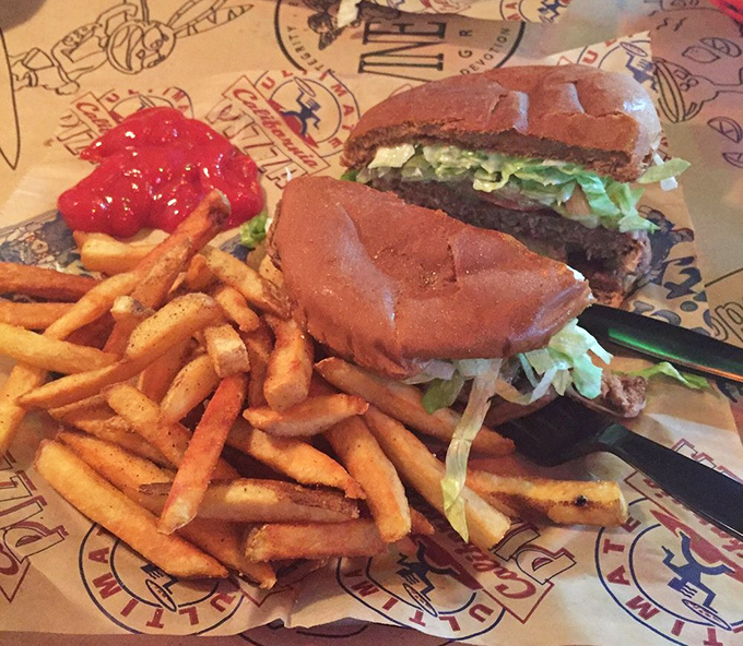 The turkey burger proves that sometimes the healthier choice can still make your taste buds dance.