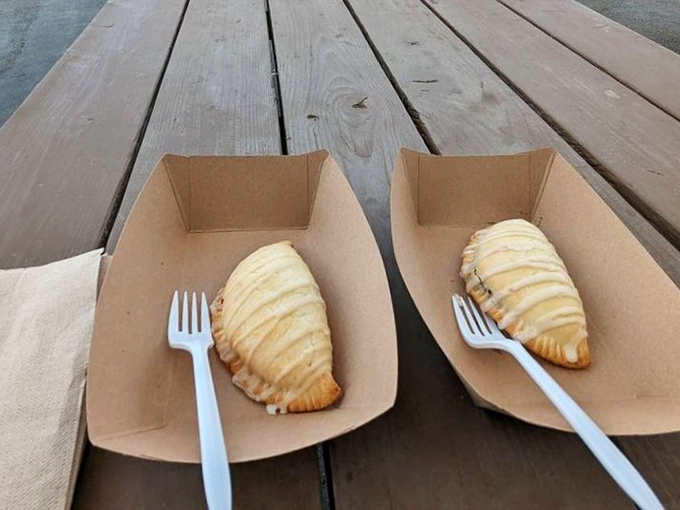 Hand pies that make Pop-Tarts weep with inadequacy, these golden-crusted turnovers are the perfect portable pie experience for berry enthusiasts on the go.