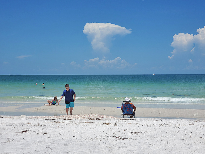 Families creating memories that'll outlast any souvenir shop trinket you could buy on the mainland.