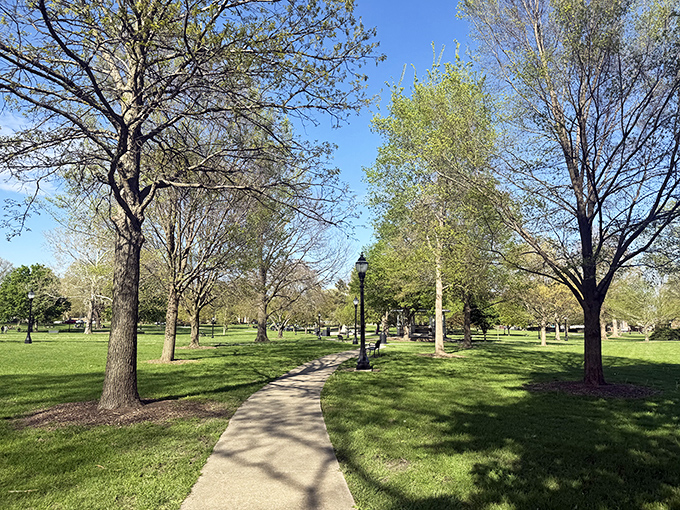 A tree-lined path that beckons like the dessert menu at your favorite restaurant &ndash; impossible to resist and worth every step.