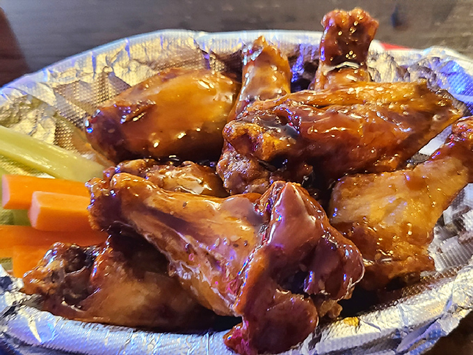 These wings aren't trying to be fashionable with exotic flavors&mdash;they're too busy being absolutely perfect in their sticky, glistening, finger-licking glory.