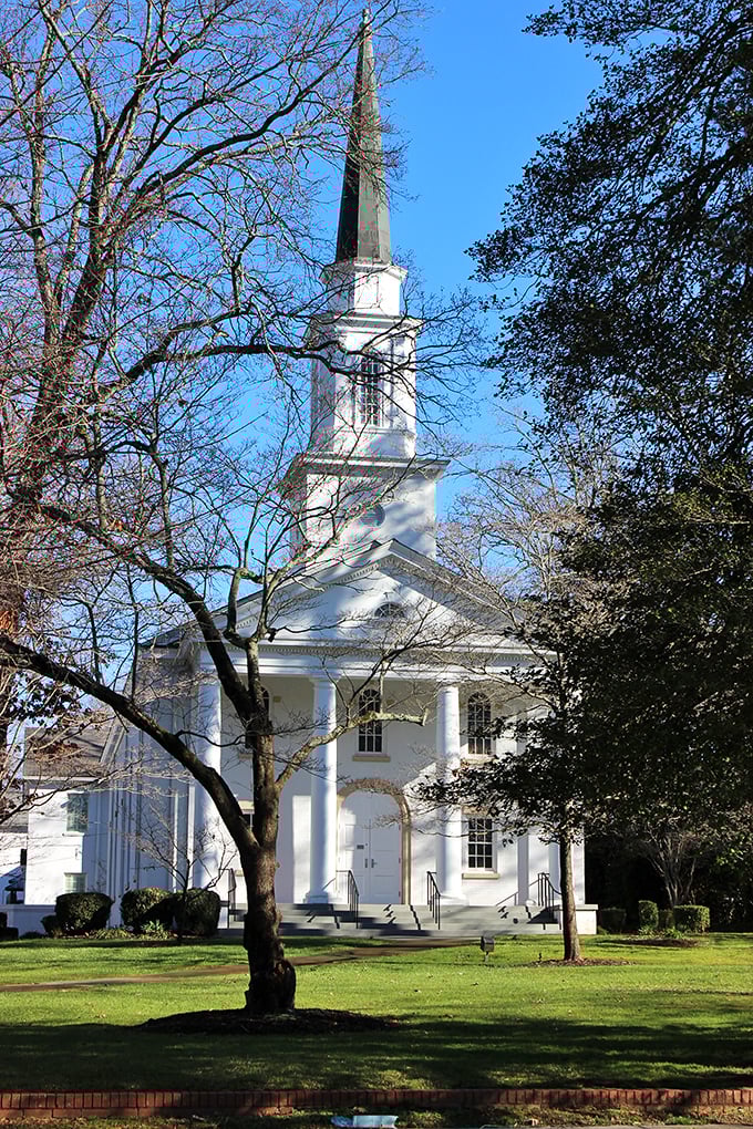 Young Memorial Church displays the architectural elegance that modern buildings spend fortunes trying to replicate.