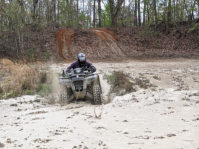 Not all who wander are lost, but some are definitely having more fun. ATV trails offer muddy thrills for those tired of pristine living rooms.