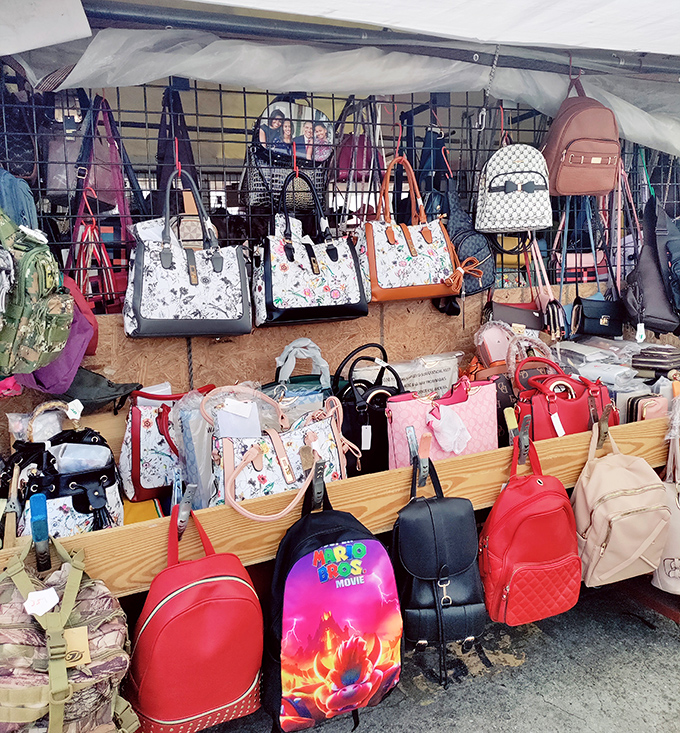 Handbag heaven or purse purgatory? Either way, your next statement accessory is hiding somewhere in this colorful collection.