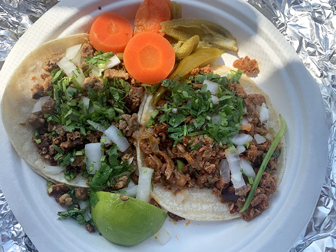 These tacos aren't just served&mdash;they're presented with all the care of an artist's final brushstroke. The cilantro-to-meat ratio is poetry.