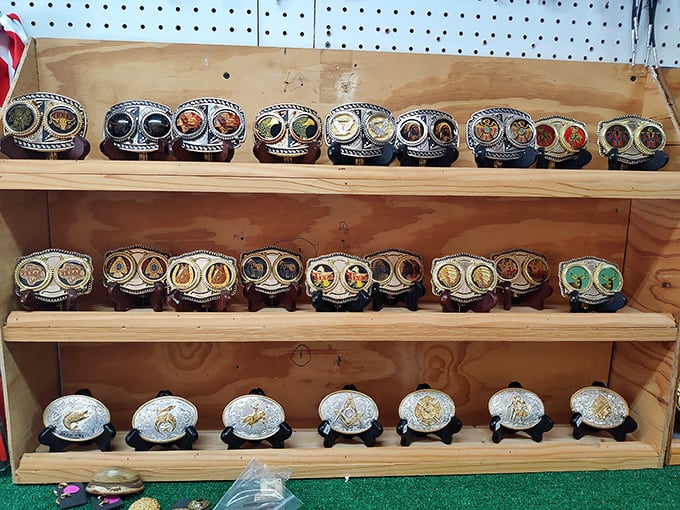 Belt buckles that double as conversation starters&mdash;wearable art that ensures you'll never have to introduce yourself twice at a Texas barbecue.