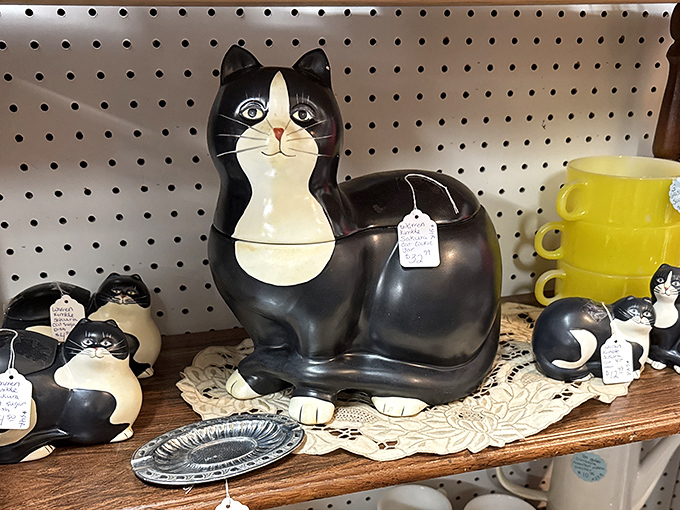 These ceramic cats aren't just decorative&mdash;they're judging your other purchases with the same silent disapproval as real felines.