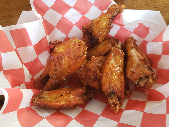 Golden wings that prove chicken can be just as exciting as any barbecue superstar.