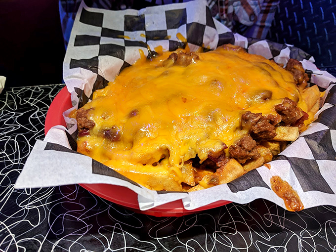 These chili cheese fries aren't just a side&mdash;they're the main event. That molten cheese blanket could warm you through the coldest Virginia winter.