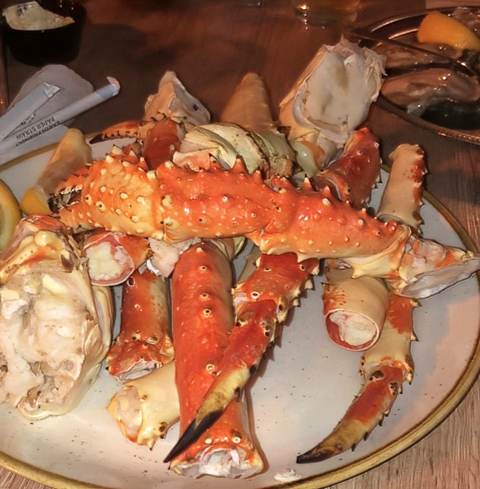 Alaskan crab legs so impressive they look like they could walk right off your plate. Bring your bib and prepare for delicious battle!