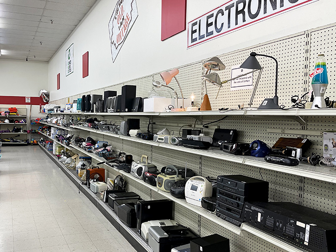 Yesterday's cutting-edge technology becomes today's charming vintage finds in this electronic time capsule of gadgets.